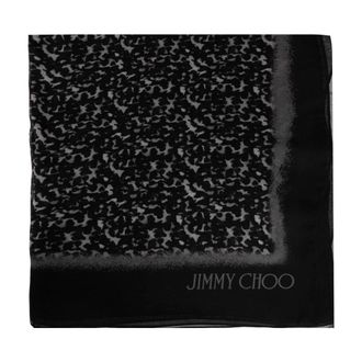 Jimmy Choo London Seidenschal - - Accessories - Damen - Schwarzk - ONE SIZE