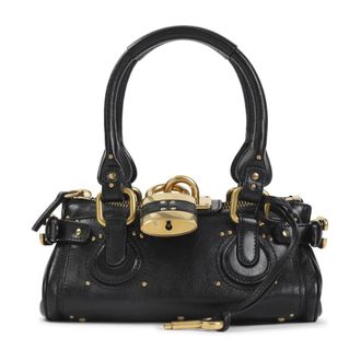 Chlo&eacute; Femme, Sacs, Noir, Taille: ONE Size Paddington Small Bag