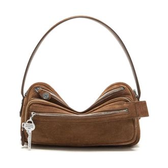Acne Studios Camero Party Suede V - - Bags - Damen - Braun - ONE SIZE