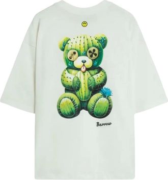 Barrow Barrow, unisex, Tops, Blanc, Taille: L T-Shirt en jersey