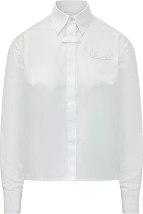 Off-white Femme, Blouses et Chemises, Blanc, Taille: 40 FR Chemise Popeline