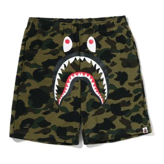 A Bathing Ape A Bathing Ape, Homme, Shorts, Multicolore, Taille: XL 1ST Camo Shark Regular Fit Sweat Shorts