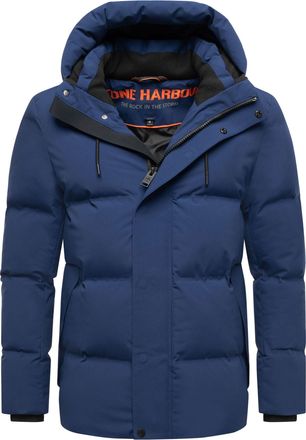 Stone Harbor Herren Winterjacke Taviaan mit Fleecekapuze & winddichtem Design