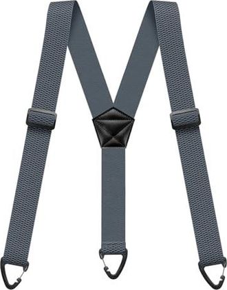 Generic Bretelles cach&eacute;es pour homme tr&egrave;s r&eacute;sistantes sous le dos en Y 3,8 cm avec 3 boucles &agrave; pression, accessoires de v&ecirc;tements, dor&eacute;, taille unique