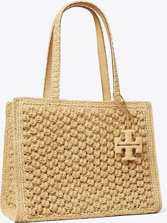 Tory Burch Damen Small Ella Hand-Crocheted Popcorn Tote