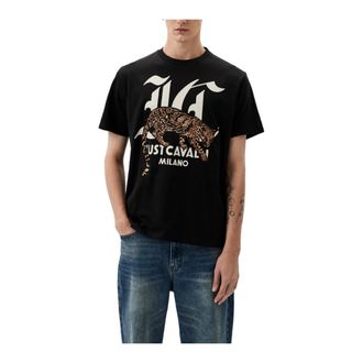 Just Cavalli T-Shirts und Polos - - Tops - Herren - Schwarzk - XS