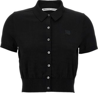 Alexander Wang Poloshirt - Schwarz