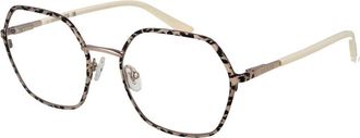 Guess Femme, Accessoires, Multicolore, Taille: ONE Size Montures Optiques pour Femmes en Or Style Carr&eacute;