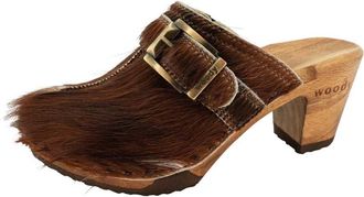 Woody Damen Claudia Clog, Fell Natur, 42 EU