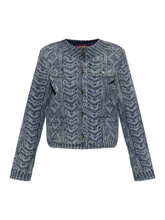 Diesel Veste En Jean - Bleu Fonc&eacute;