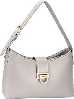 David Jones Paris - Sac &agrave; main Femme Ville - Sac port&eacute; &eacute;paule Similicuir lisse - Taille Moyenne - Port&eacute; main - Soir&eacute;e Sorties weekends Chic Classique El&eacute;gant (Ste