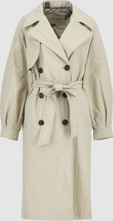 Barbour Veste Layla Trench Showerproof Mist Navy Tartan