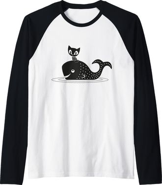 Pussy Deluxe Whale Cat Raglan
