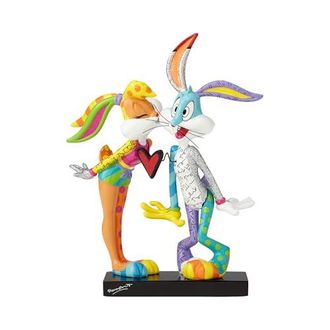 Enesco Looney Tunes By Romero Britto Lola Kissing Bugs Bunny Figurine