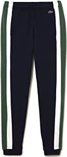 Lacoste Pantalon Surv&ecirc;tement hom-XH5589-00, Bleu Marine/Vert/Blanc, XS