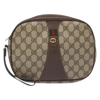 Gucci unisex, Pre-owned, Beige, Taille: ONE Size Pochette en plastique Pre-owned