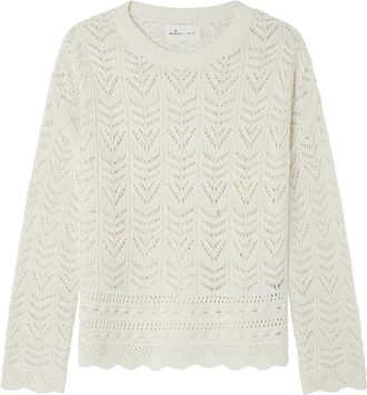 Springfield Damen 5.md.t. Sweater Cotton Estructura Pared Jersei, bunt, S