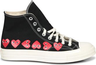 Comme Des Gar&ccedil;ons Homme, Chaussures, Noir, Taille: 46 EU Multi-Heart Chuck 70 High-Top Baskets