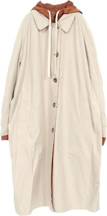 Miu Miu manteau réversible à capuche - Tons neutres