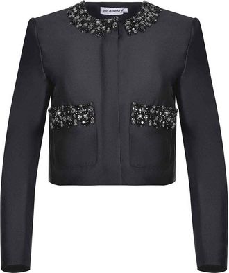Self Portrait Veste Casual - Noir