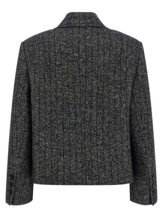 Dolce & Gabbana Womens Bicolor Elastane Blazer Clothing