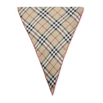 Burberry Femme, Accessoires, Beige, Taille: ONE Size Check Silk Scarf