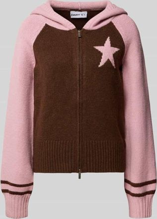 Daisy Street Strickjacke mit Zweiwege-Rei&szlig;verschluss Modell NOUGAT