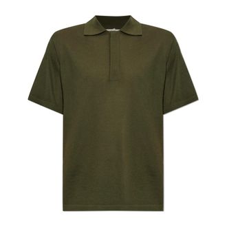 Lisa Yang Cashmere Polo Carter - - Knitwear - Herren - Gr&uuml;n - 2XL