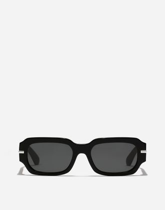 Dolce & Gabbana Sonnenbrille Dg Signature - Mann Neuheiten Schwarz Acetat Onesize