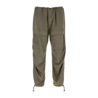 Magliano Homme, Pantalons, Vert, Taille: L Drawstring-Ankle Cargo Pantalons
