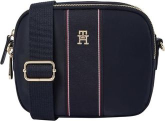 Tommy Hilfiger Sac à Bandoulière Femme Poppy Camera Bag Large Bandoulière, Bleu (Space Blue Corp), Taille Unique