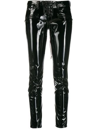 Unravel pantalon slim bicolore - Noir