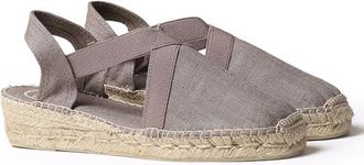 Toni Pons Espadrille Femme en Coton - Verona - Taupe, 38 EU