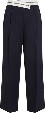 Tommy Hilfiger Damen Hose mit Wolle RWP PREP Relaxed Fit