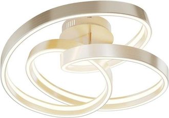 Lucande Neuwertig] Lucande Gunbritt Led Deckenlampe Deckenlampe Lampe Leuchte Led 56 w Silberg651 B-Ware