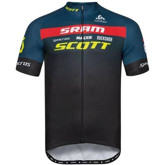 Odlo Herren Shirt T-shirt s/u collar s/s full zi