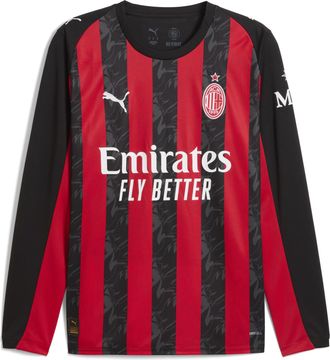 Puma Maillot &agrave; manches longues Home 25/26 AC Milan Homme, Accessoires, Rouge, XL