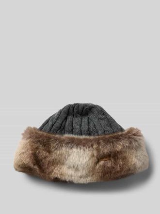 Barts Wollm&uuml;tze mit Kunstfellbesatz