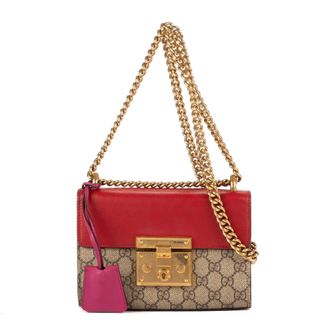Gucci Crossbody Bags - Padlock MM - Gr. unisize - in Beige - f&uuml;r Damen