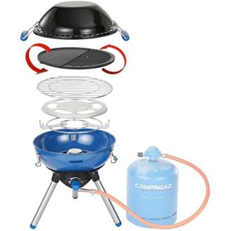 Campingaz R&eacute;chaud &agrave; gaz multi-cuisson Party Grill 400 CAMPINGAZ Livr&eacute; avec - Raccord t&eacute;tine. sac de transport