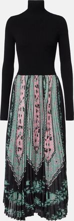 La DoubleJ Midikleid Moondance aus Satin