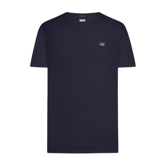 C.P. Company C.p. Company, Homme, Tops, Bleu, Taille: XL Crew Neck Short-Sleeve T-Shirt 20Cmts113A006374G-683