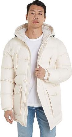 Tommy Hilfiger Homme Parka Hiver, Beige (Weathered White), 3XL