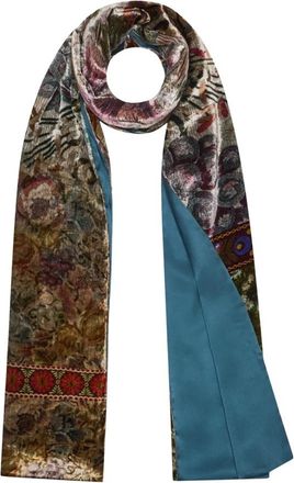 Pierre-Louis Mascia Femme, Accessoires, Multicolore, Taille: ONE Size Écharpe Florale Paisley Viscose Soie