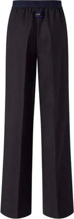 Pinko Pinko - Pantalon large Pha&iuml;us - Femme - Pantalons - Bleu - Taille: 40 FR