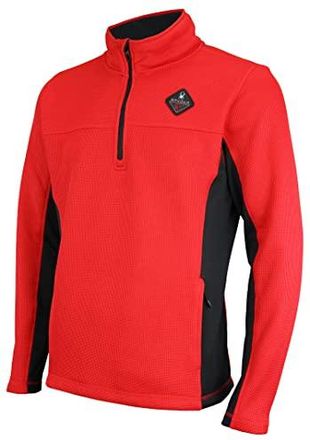 Spyder Mens Outbound 1/4 Zip Core Pullover Sweater, Racing Red Medium