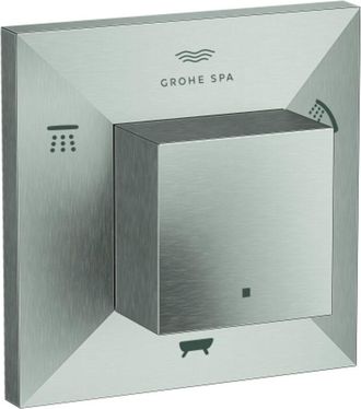 GROHE Fertigmontageset Allure Brilliant UP-5-Wege-Umstellung, supersteel - Grohe
