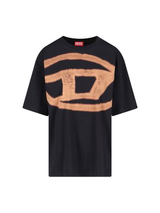 Diesel T-Boxt-Bleach Printed T-Shirt