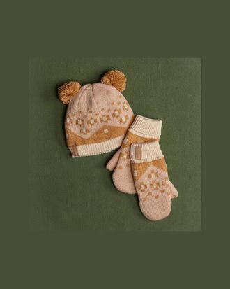 Timberland Fair-Isle-Set f&uuml;r Kinder in Pink, Pink, Gr&ouml;&szlig;e
