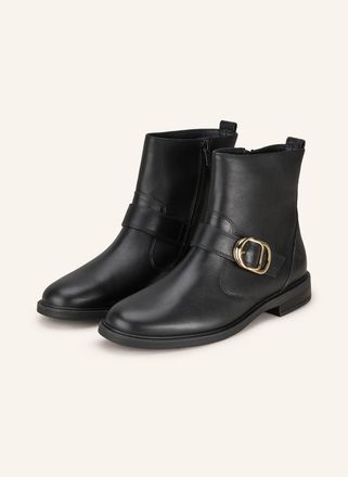 Paul Green Stiefelletten schwarz